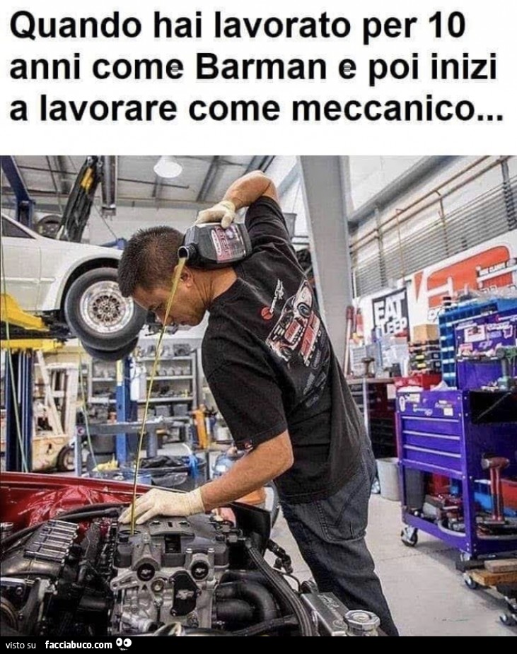 Tutti i meme sui Meccanici - Facciabuco.com