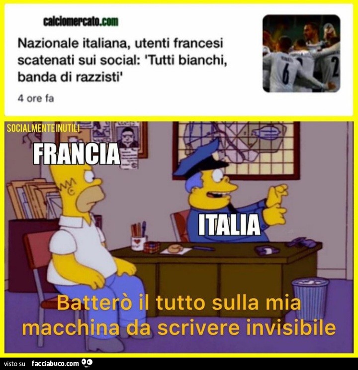 Tutti i meme sul Razzismo - Facciabuco.com
