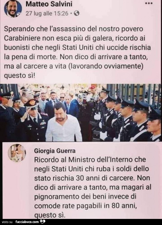Tutti i meme su Matteo Salvini - Facciabuco.com