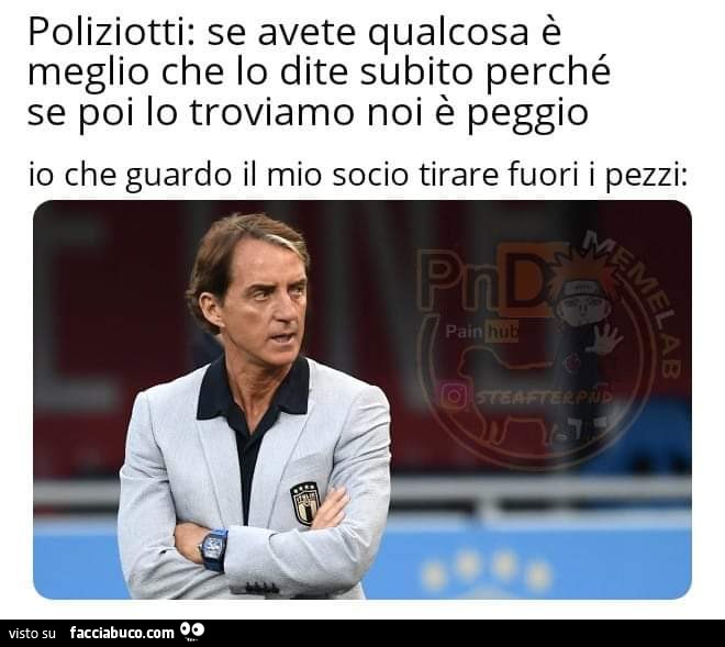 Tutti i meme sulla Polizia - Facciabuco.com