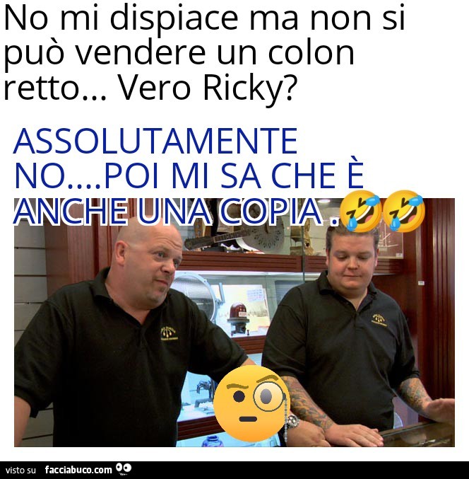 Il colon no ...ma lo scroto sì ???… vaccata pubblicata da STEF60 ...