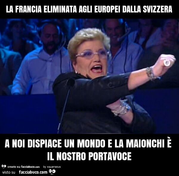 La francia eliminata agli europei dalla svizzera a noi dispiace un ...