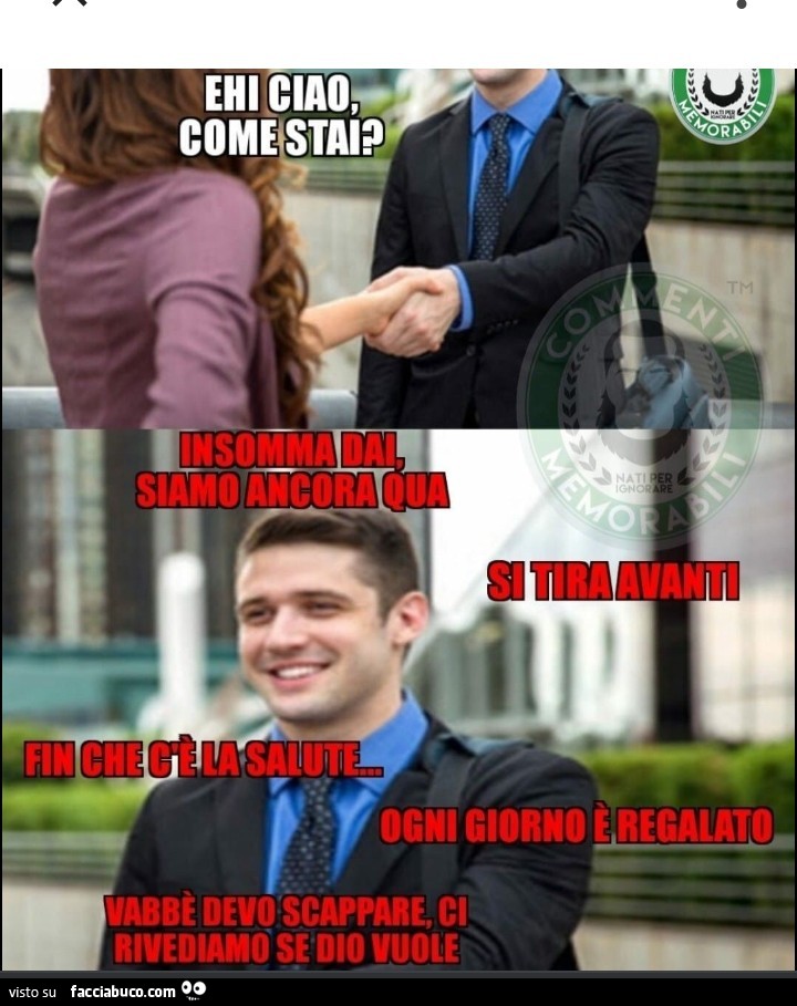 È quando parli cosi capisci che stai invechiando… chiacchiera ...