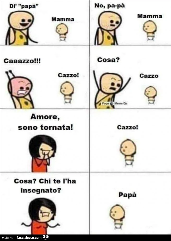 Di Papà Mamma No Papà Mamma Cazzo Cazzo Amore Sono Tornata Cazzo Cosa Chi… Condiviso Da