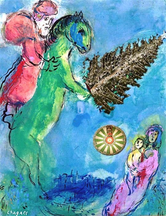 Secret history of art. Marc Chagall: Motherhood with Father Christmas ...